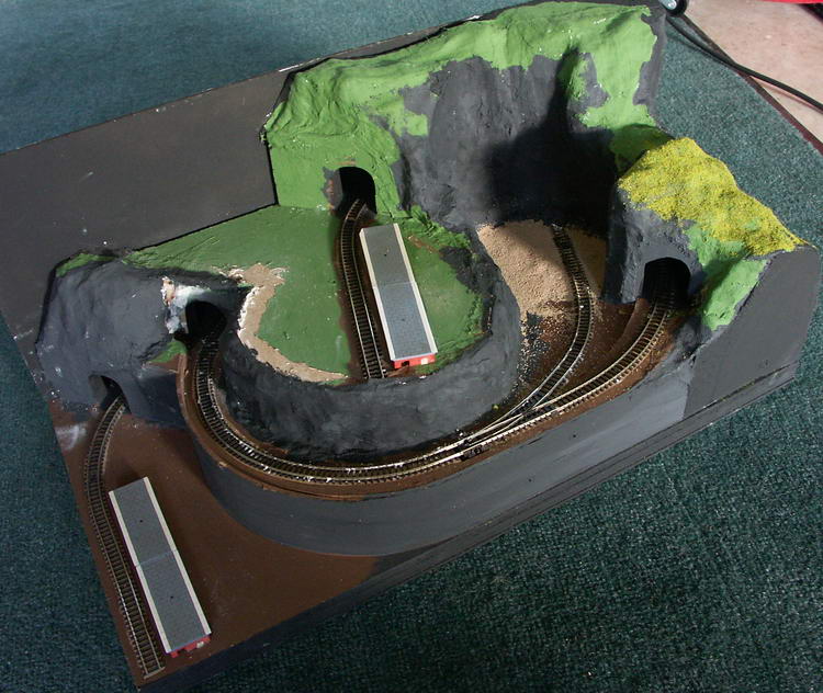 "Sea-Quarry" N-scale Model Train Layout