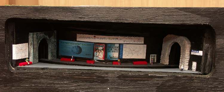 "Pizza Hill" N-scale Model Train Layout